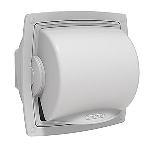 Oceanair Marine Dryroll Protective Toilet Roll Dispenser from Oceanair, White (DR-W-RP)