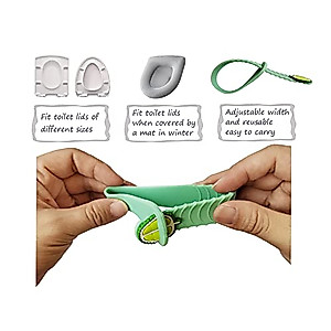 10PCS Toilet Seat Lifter Handle,Toilet Lid Lifter,Toilet Seat Cover Lifer,Toilet Seat Holder Lift Tools,Bathroom Toilet Accessories for Home,Office,Hotel.Make Your Life More Hygienic.XIWUMOER