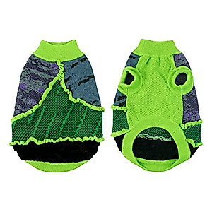 TRITHREE Creative Designed Stitching Aurora Knitwear Sweaters Clothes Multi-Sized for Pets Dogs and Cats(Medium)