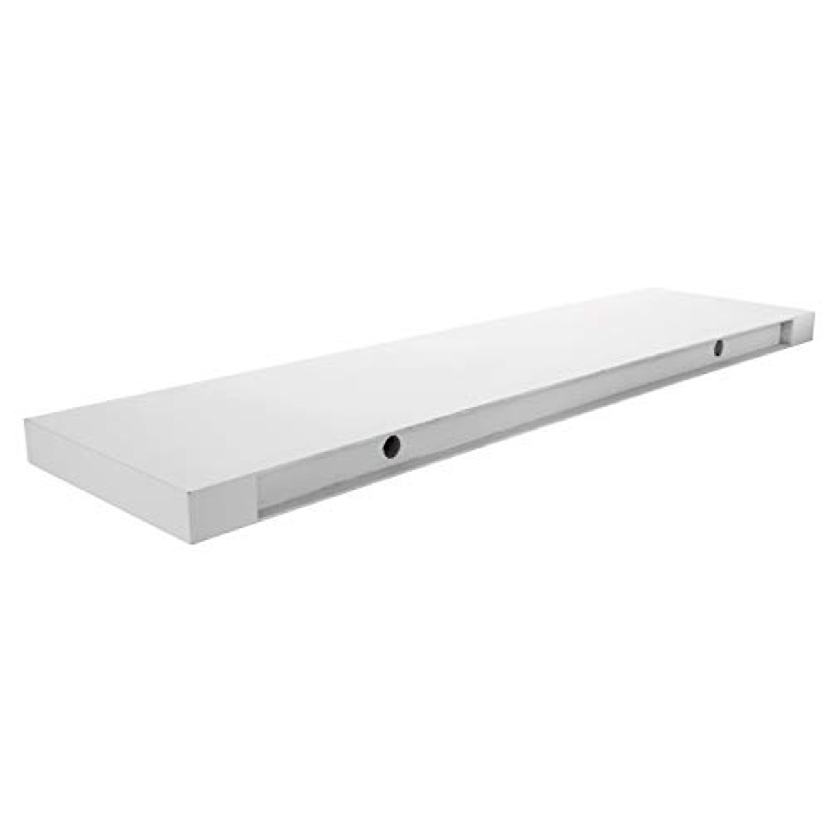 Kiera Grace Kieragrace Stockholm Aberg Led Light Modern Floating Shelf, 36 in, White