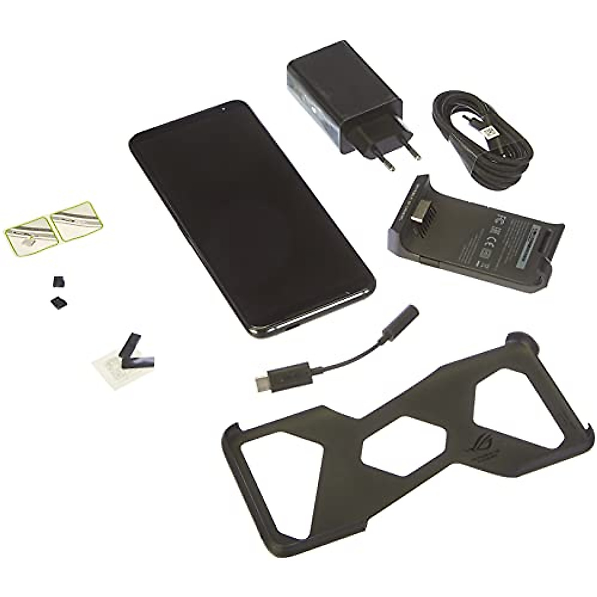 ASUS ROG Gaming Phone 3 (Strix Edition) ZS661KS Dual-SIM 256GB ROM + 8GB RAM Android Factory Unlocked 5G Smartphone (Black) - International Version