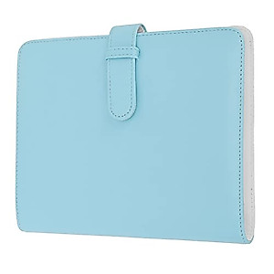 3-inch Photo Album, 256-pocket Waterproof Photo Album for Tickets Business Card (Blue)