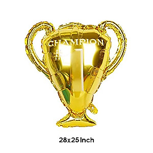 SyceePool Soccer Balloons Arch Garland Kit,111 Pcs Ballon for Soccer Theme Party Decoration,Soccer World Cup Balloons with Dot Glue,Tying Tool,2022 World Cup Decoration