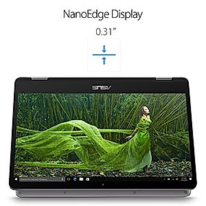 ASUS VivoBook Flip 14 TP401NA-WH21T 14" 2-in-1 HD Touchscreen Laptop, Intel Quad-Core Pentium N4200 Processor (up to 2.5 GHz), 4GB DDR4 RAM, 64GB EMMC Storage, W10 Home (Renewed)