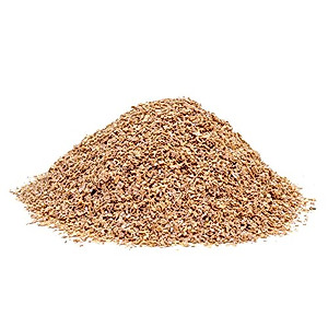 Nutriworms Premium 100% Natural Wheat Bran Bedding, Food for Mealworms and Superworms - 5lb