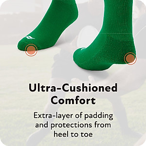 Sof Sole All Sport Over-the-Calf Team Athletic Performance Socks (2 Pair), Medium, White