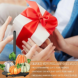 Christmas Paper Towel Holder, Santa Claus Bathroom Decor Accessories Paper Towel Holder Stand, Christmas Kitchen Decor, Modern Metal Christmas Decorations - Large Towel Stand for Countertop