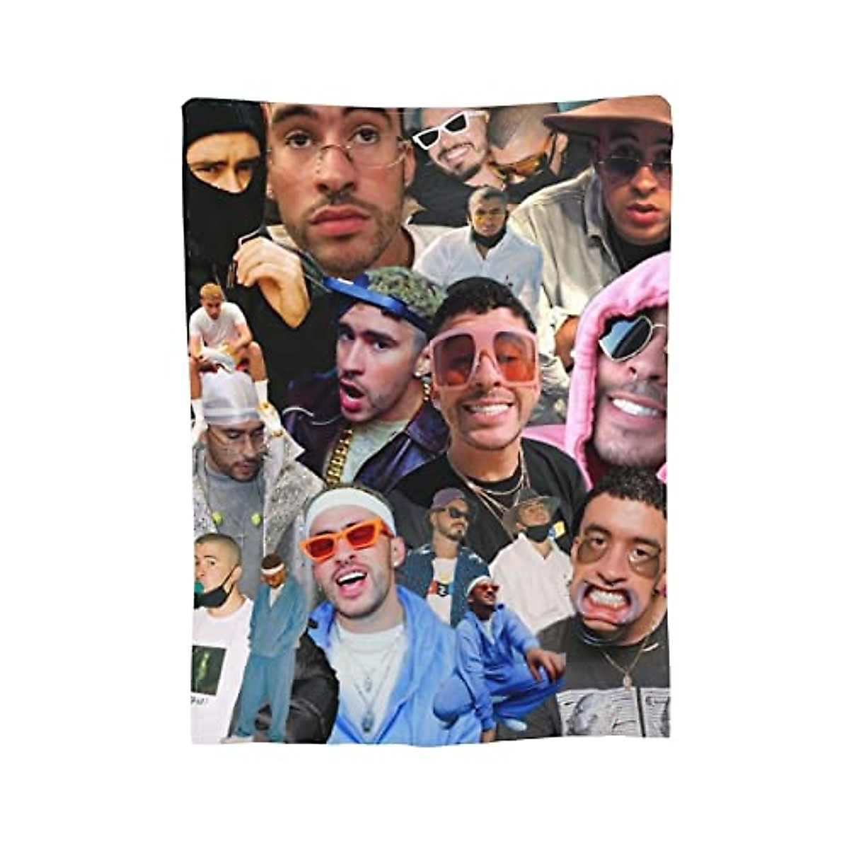 Singer Rapper Ultra Soft Throw Blankets Flannel Fleece All Season Blanket Light Weight Living Room/Bedroom/Sofa Warm Blanket 60"x50"