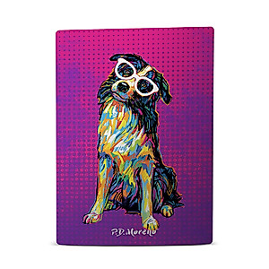 Head Case Designs Officially Licensed P.D. Moreno Border Collie Animals II Matte Vinyl Faceplate Sticker Gaming Skin Case Cover Compatible with Sony Playstation 5 PS5 Disc Edition Console