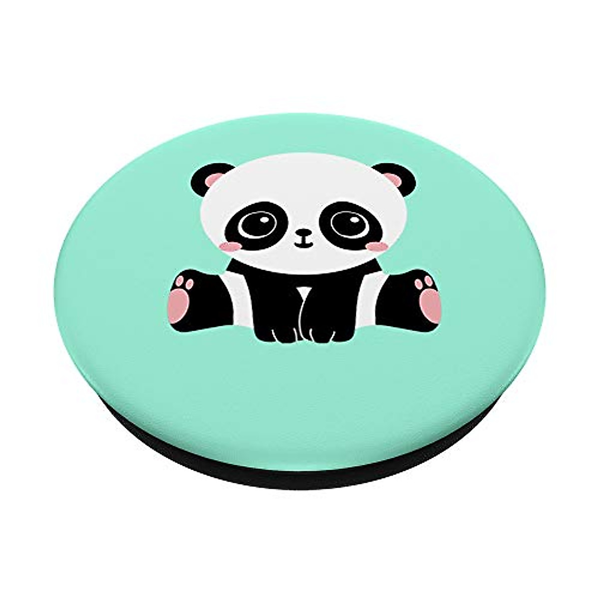 Cute Kawaii Baby Panda Pop Socket Mint Green Animal Lover PopSockets PopGrip: Swappable Grip for Phones & Tablets
