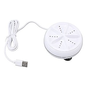 Mini Washing Machine, Small Ultrasound Turbine USB Powered Portable Washing Machine, Automatic Switch off, High Efficient Quiet Portable Washer for Travel, RV, Apartment, Dormitory