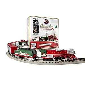 Lionel Christmas Light Express LionChief 5.0 Electric O Gauge Train Set with Bluetooth & Remote