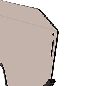 ECOTRIC Dark Tint Half Windshield Compatible with 2017-2024 Can Am Maverick X3 / X3 X DS/ X3 X MR/ X3 MAX/ X3 X RS/ X3 X MR Turbo R X3 900 Accessories