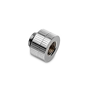 EKWB EK-Quantum Torque 14mm Rotary Male to Female Extender Fitting, Nickel