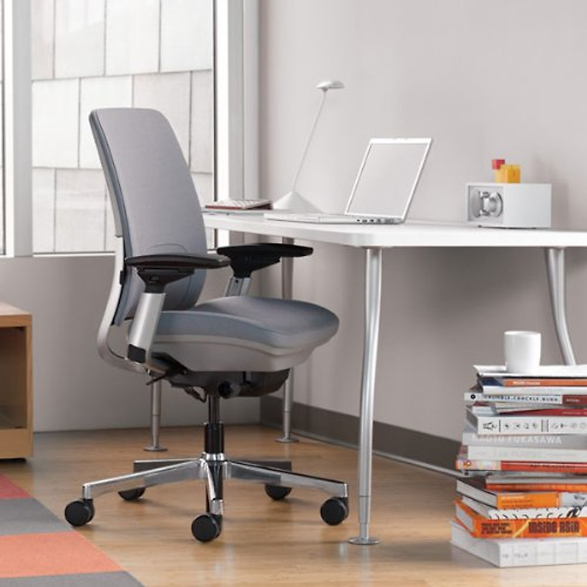 Steelcase Amia Fabric Office Chair, Black