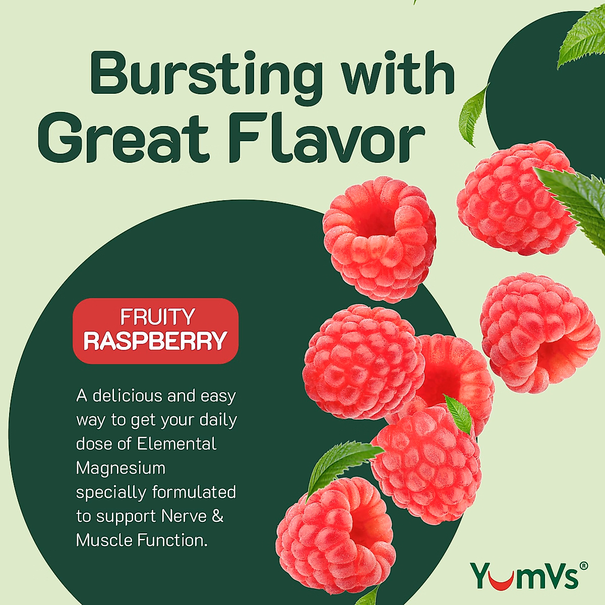 YUM-V'S Magnesium Citrate Gummies - 900mg Magnesium Citrate (102mg of Elemental Magnesium) Highly Absorbable Citrate, Supports Nerve, Enzyme & Muscle Function - 90 Count