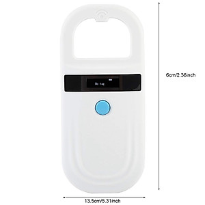 Luroze Pet Microchip Scanner, USB Rechargeable FDX B EMID Microchip Reader Scanner High Brightness