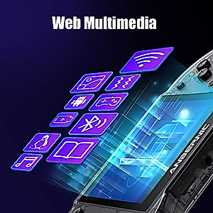 RG353P Handheld Game Console Linux+Android 11 RK3566 Game Player 3.5'' IPS Screen 64G TF Card Preload 4452 Classic Games 3500mAh Battery Compatible with 5G WiFi 4.2 Bluetooth