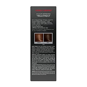 John Frieda Brilliant Brunette Hair Color Deepening Treatment, for Cocoa Infused, Darker Color, 4 oz, with Evening Primrose Oil (Pack of 2)