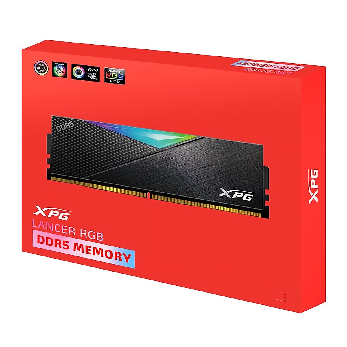 XPG 2TB GAMMIX S70 Blade PCIe Gen4 M.2 2280 Internal Gaming SSD Lancer DDR5 RGB 5200MHz 32GB (2x16GB) Desktop Memory Bundle (AGAMMIXS70B-2T-CS AX5U5200C3816G-DCLARBK)