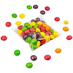 100 Bags - 3" x 4" Crystal Clear Protective Closure Bags with Self Adhesive Flap - Clear Resealable Cello/Cellophane Bags Good for Bakery, Candle, Soap, Cookie Poly Bags, in 2.1Mil Thickness