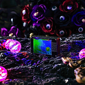 Kanayu 1 Pack Infrared Thermal Imager with 4 Ghost Hunting Cat Ball Portable Equipment Thermal Camera LED Motion Light up Cat Ball Activated Interactive Cat Toy Balls for Ghost Hunting