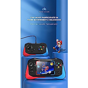 Yooya Handheld Game Console for Kids Adults, 3.5'' LCD Screen Retro Handheld Video Game Console, Preloaded 500 Classic Retro Video Games with Rechargeable Battery, Support 2 Players and TV Connection