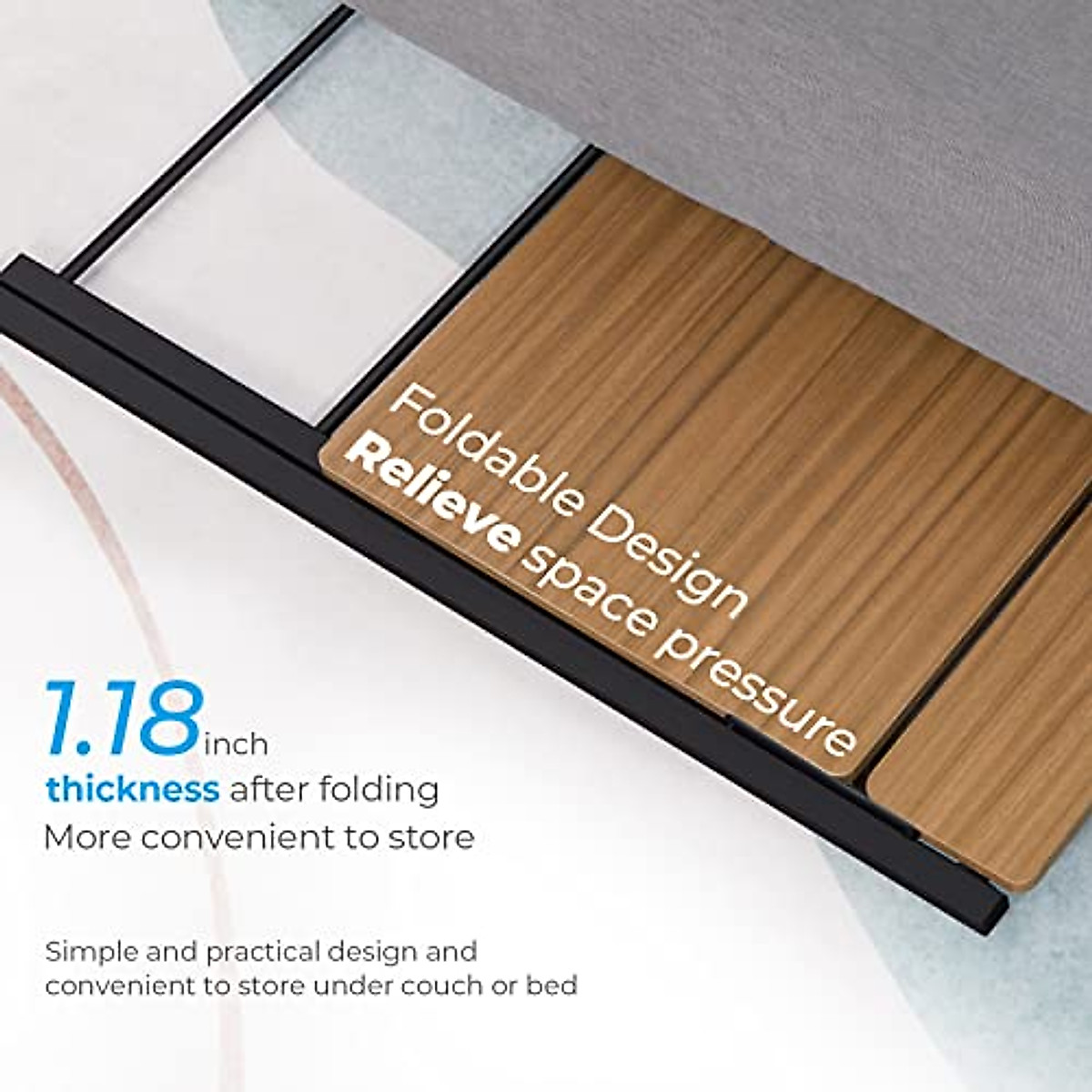 GreenForest Bundles of Folding Desk and L Shaped Desk