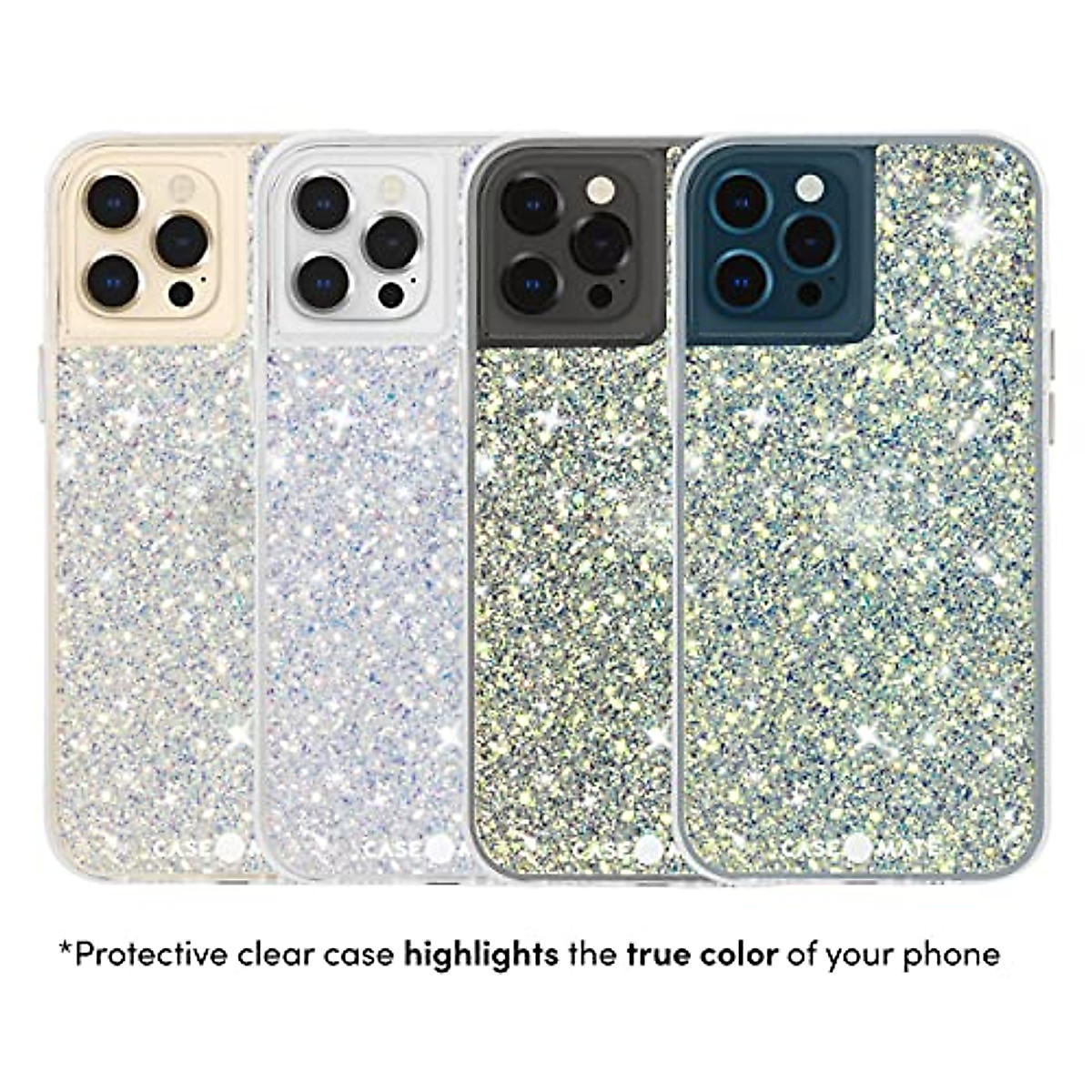 Case-Mate - TWINKLE - Case for iPhone 12 Pro Max (5G) - 10 ft Drop Protection - 6.7 Inch - Stardust