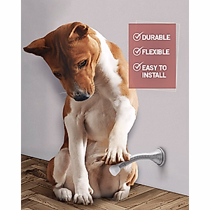 Jack N’ Drill 11-Pack Door Stopper 3 ¾-inch Heavy Duty and Flexible Door Stop to Protect Walls and Door Stops for Bottom of Door Home or Office, Easy to Install and 100% Child and Pet-Friendly