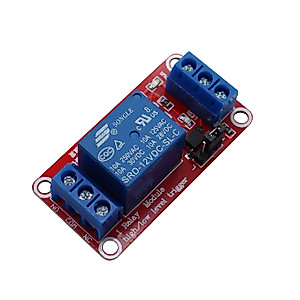 Excelity 3-Packs Single-Channel DC 12V Relay Module with Optocoupler for DSP AVR PIC ARM Development