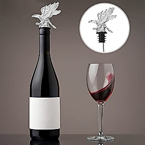 Wine Stopper Wine Bottle Pourer: Wine Aerator Pourer Eagle Shaped Bottle Stopper Liquor Pour Spout Wine Cocktail Dispenser for Home Bar