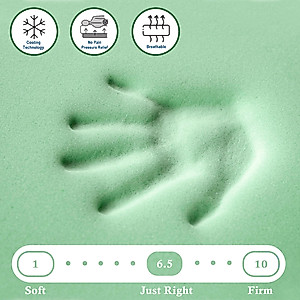 Planet Sleepings 6 Inch Twin Memory Foam Mattress, Gel Foam Mattress with Breathable Cover, Bed in a Box CertiPUR-US Certified, Covered Mattress