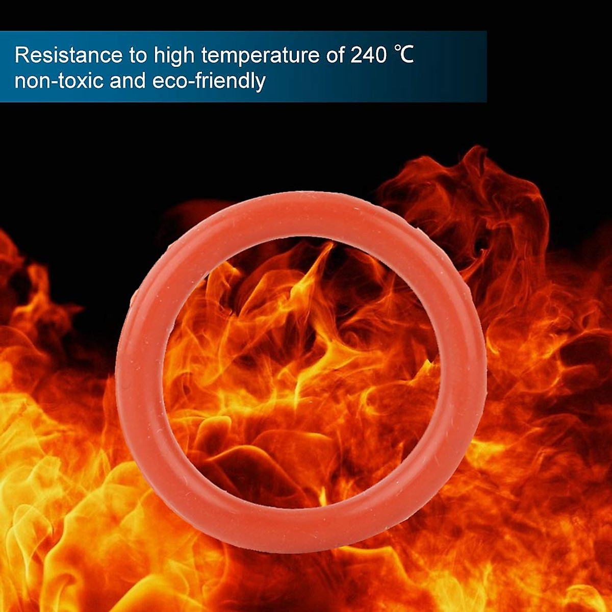 Aramox Tube Damper, 20pcs Tube Damper Silicone Rings Fit for 12AX7 12AU7 12AT7 12BH7 EL84