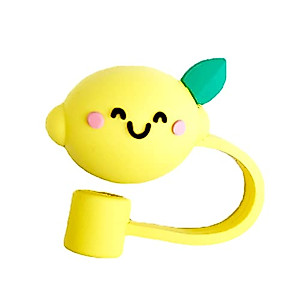 9-Packs Straw Tips Cover Silicone Straw Plugs, Food Grade Silicone Straw Tip Reusable Drinking Straw Covers Plugs Anti-dust Airtight Seal Splash Proof