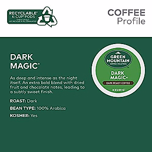 Green Mountain K-Cups Dark Magic, 0.4 ounce, 12 count