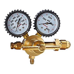 SPARC Nitrogen Regulator 0-600PSI CGA580 Inlet, 1/4" Flare Output 2 Year USA Warranty