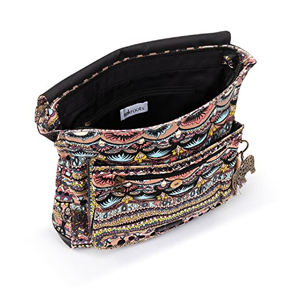 Sakroots Women's Olympic Convertible Backpack, Taupe One World, One Size