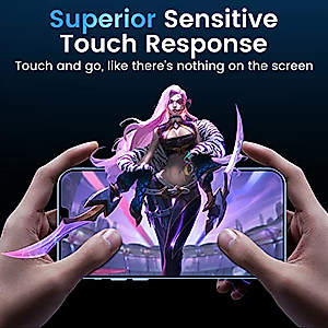 MOHAVE 2 Pack Compatible with iPhone 13 Pro Max & iPhone 14 Plus Screen Protector 6.7'' with Auto Alignment Kit, Diamond Hardness HD Tempered Glass, 10X Military Grade Shatterproof, Case Friendly