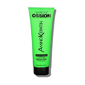 Morfose Ossion Amino Keratin Hair Conditioner, Moisturizes Dry, Brittle Strands, Improves Color, Shine, and Strength, All Hair Types, Men and Women, 10.14 Fl Oz