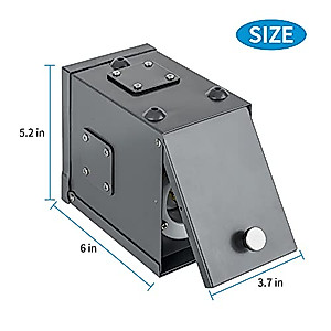 30 Amp Power Inlet Box, Briidea NEMA 3R Generator Inlet Box with 5 Preserved Holes, NEMA L14-30P, 125/250 Volt, 7500 Watts Generator Transfer Switch, Weatherproof for Outdoor Use
