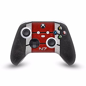 Head Case Designs Officially Licensed EA Bioware Mass Effect N7 Logo Armor Graphics Vinyl Sticker Gaming Skin Decal Cover Compatible With Xbox Series X/S Controller