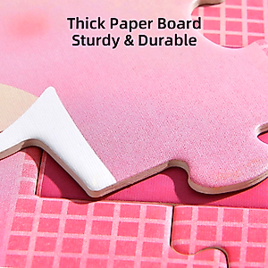 MIDEER 7 Pack Toddler Puzzles for Kids Ages 2-4, Jumbo Kids Puzzles Ages 3-5, Floor Puzzle for Beginner, Large Piece Animal Shaped Jigsaw Puzzles for Toddlers, Preschool Educational Toys for Babies