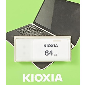 Kioxia U202 TransMemory 64GB USB2.0 Flash Drive Portable Data Disk USB Stick White LU202W064GG4