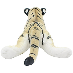 TAGLN The Jungle Animals Stuffed Plush Toys Tiger Leopard Panther Lioness Pillows (Brown Tiger, 16 Inch)