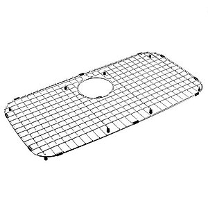 Serene Valley Sink Grid 26-1/8" x 13-15/16", Rear Drain with Corner Radius 2-1/2", Bottom Grid NDG2614R