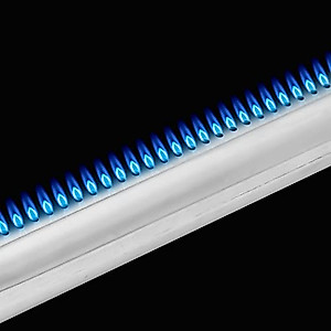 TAILGRILLER Burner Tube Set for Blackstone 22 Inch Table Top Griddle, Set of 2 Stainless Steel Grill Burner Tubes with Screws