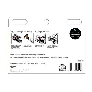 Amazon Basics 5-Blade Razor Refills for Men with Dual Lubrication and Precision Beard Trimmer, 12 Cartridges (Fits Amazon Basics Razor Handles only) (Previously Solimo)