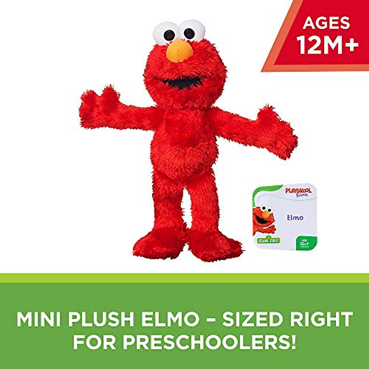 Sesame Street Mini Plush Elmo Doll: 10" Elmo Toy for Toddlers and Preschoolers, Toy for 1 Year Old and Up