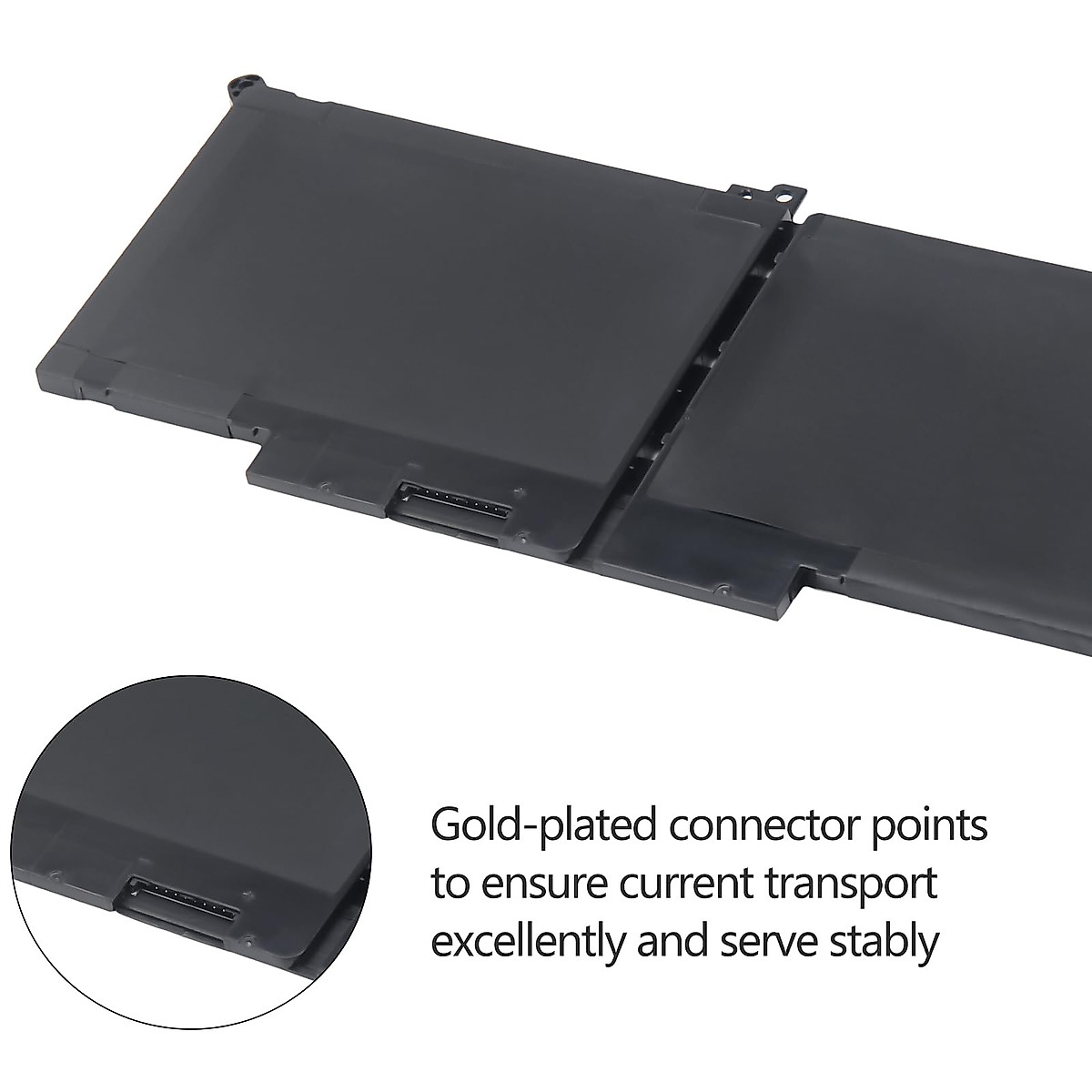 A AMANDA F3YGT Battery Replacement for Dell Latitude 12 7000 7280 7290/13 7000 7380 7390/14 7000 7480 7490 Series DM3WC 0DM3WC 2X39G 7.6V 60Wh 4-Cell